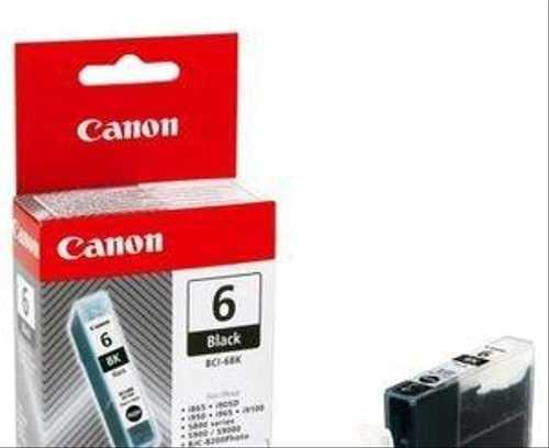 Картридж Canon BCI-6 Bk Black черный 4705A002
