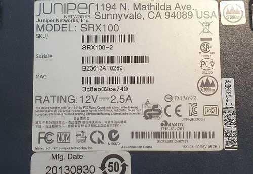 Juniper srx100h2