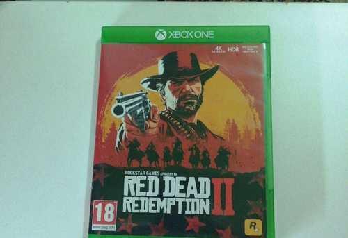 Игра для приставки xbox One Red dead redemption 2