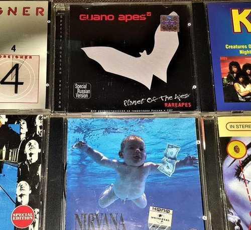 CD Led Zeppelin, Metallica, Pantera, King Crimson