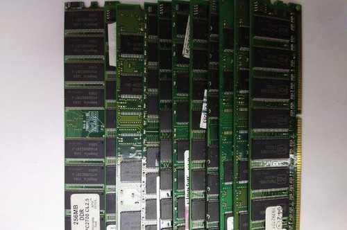 Оперативная память DDR1 256 MB для компьютера