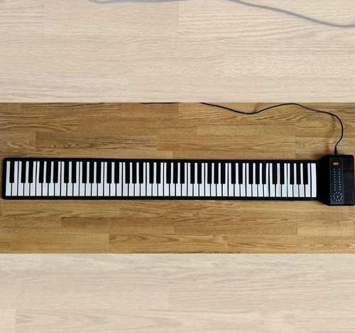 Пианино гибкое electronic roll-up piano