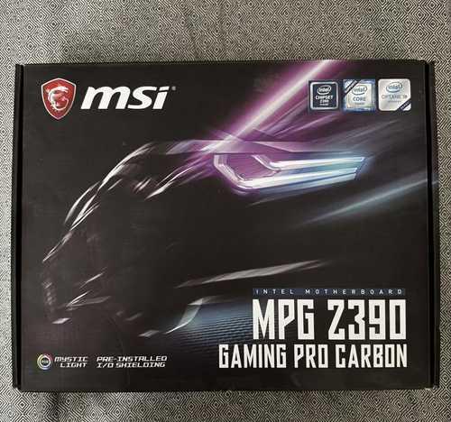 Комплект MSI Z390 Carbon + 9700KF