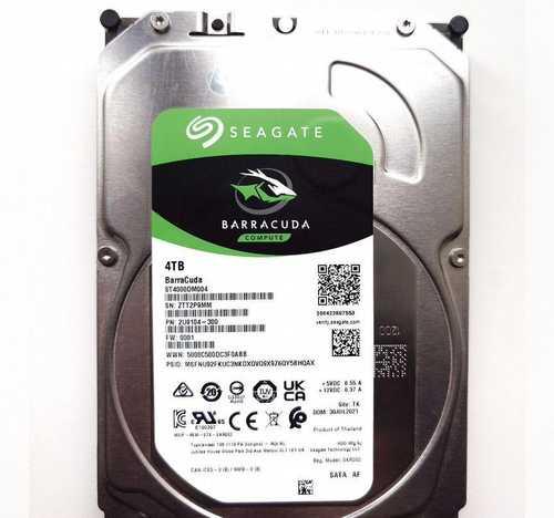 Жесткий диск Seagate BarraCuda ST4000DM004