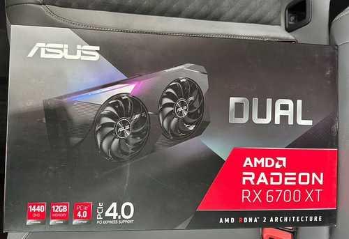 Видеокарта Asus RX6700XT Dual