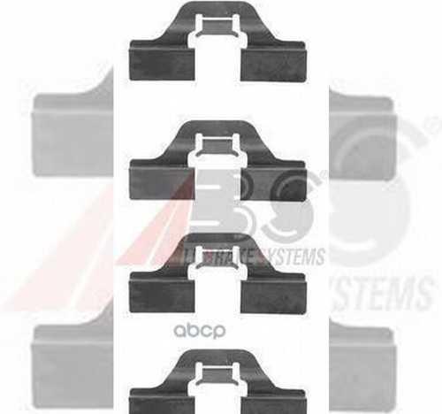 Комплектующие колодки дискового тормоза ABS 735