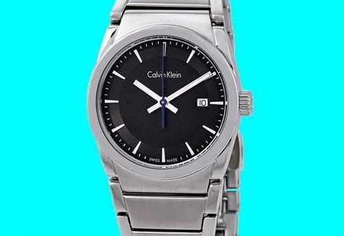 Женские часы Calvin Klein Step Black Dial K6K33143