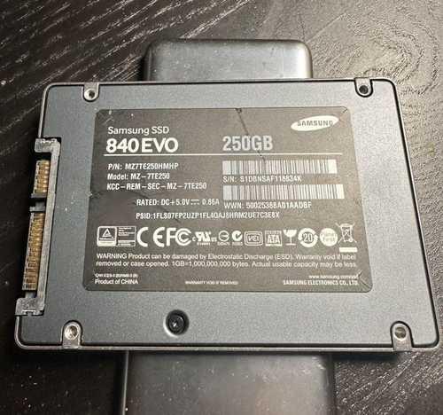 Samsung ssd 840 evo 250gb
