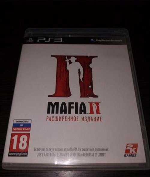 Бокс от игры Mafia 2 расширенное издание ps3
