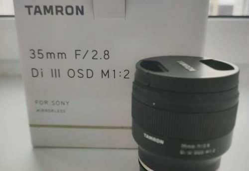 Объектив Tamron 35mm 2.8 Sony E