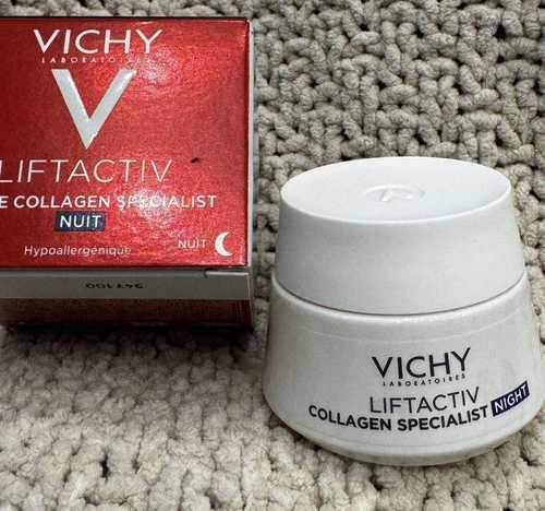 Ночной крем vichy liftactiv collagen specialist