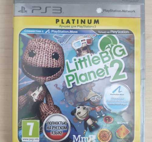 Игра для приставки ps3 LittleBigPlanet 2 Platinum