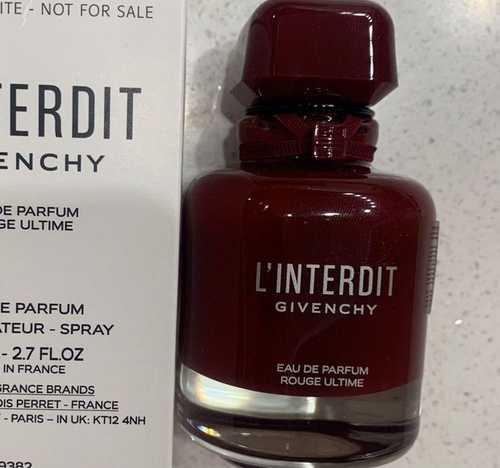 Givenchy L’Interdit Rouge Ultime, Парфюмерная