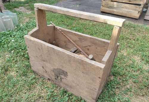 Ящик для инструмента деревянный