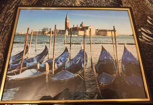 Фото картина с видом Венеции