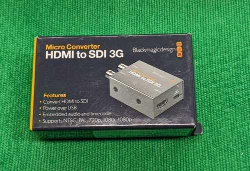 Hdmi to sdi converter BMD