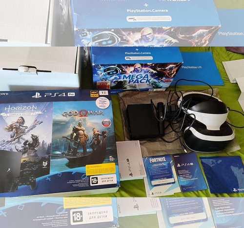 Sony playstation 4 pro 1tb плюс VR шлем