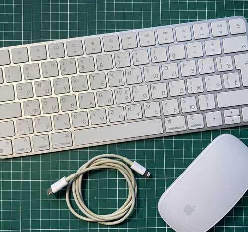 Комплект Apple 3 поколение Magic Keybord & Mouse