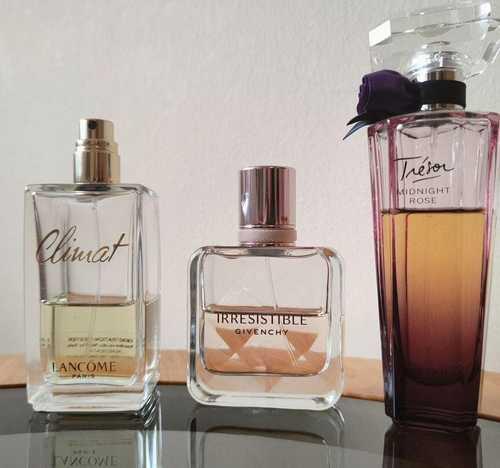 Lancome Climat. Givenchy. Lancome Midnight rose