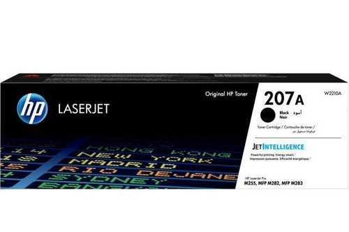 Картридж HP 207A лазерный черный (1350 стр), W2210