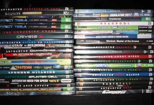 DVD-PC компьютерные игры (софт-проги)