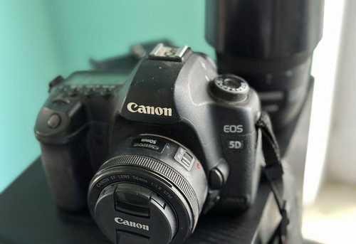 Фотоаппарат Canon 5d mark ii + объективы