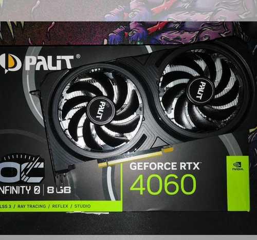 Видеокарта Palit GeForce RTX 4060 Infinity 2 OC