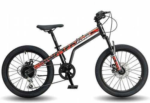 Велосипед детский fushi 20" 608 MD черный (2024)