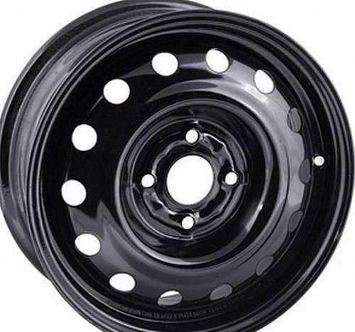 Диски Trebl 53A45D 5.5x14 4*100 ET45 DIA57.1 Black Штампованный