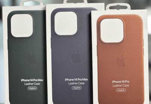 Чехол для iPhone Leather Case MagSafe