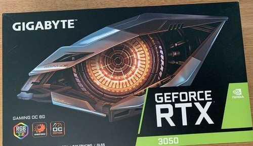 Видеокарта gigabyte GeForce RTX 3050 gaming OC 8G