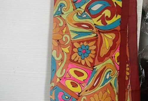 Шелковый платок индия, hand made