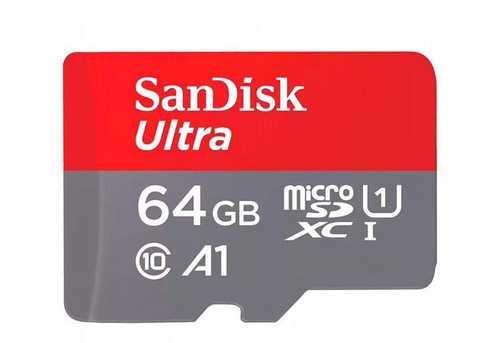 Карта памяти SanDisk Ultra microsdhc 64GB 100MB/s