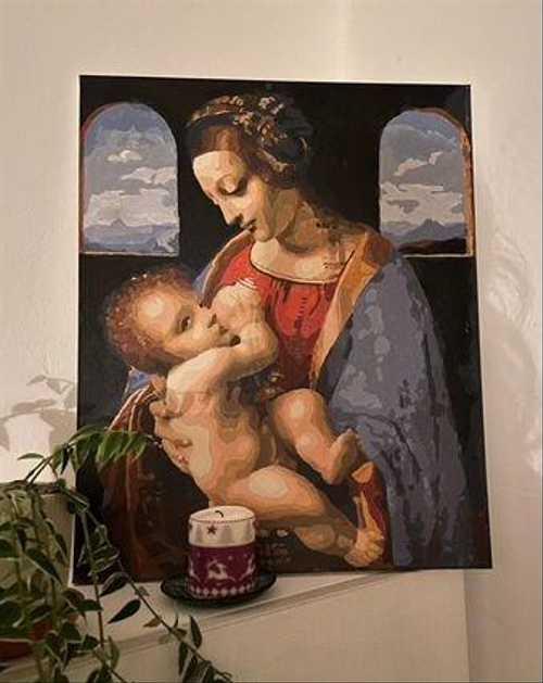 Картина «Мадонна Лита» Леонардо да Винчи