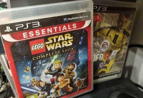 Диски PS3 Lego Star Wars + Fifa 17 два за пятьсот