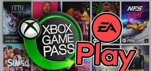 Подписка xbox game pass ultimate+еа play