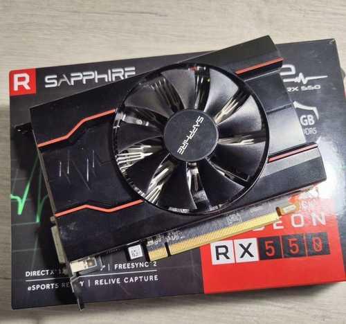 Видеокарта Radeon RX 550 Sapphire