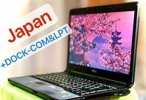 Fujitsu Япония i5/SSD/8-16Гб/Dock-LPT&COM хор.сост