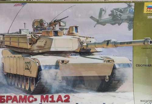 Сборная модель танка Абрамс М1А2