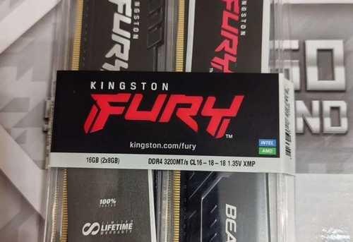 Оперативная память Kingston Fury Beast Black