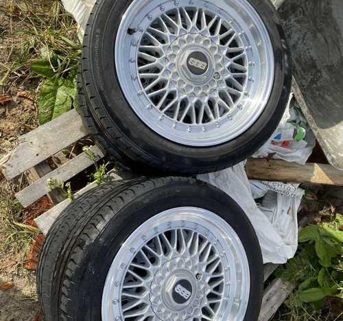 Литые диски BBS RS Silver 4x100 4x114.3 R16