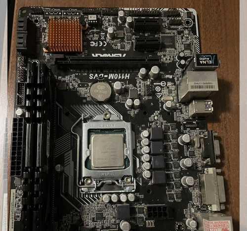 Мат плата asrock h110m-dvs r2 0