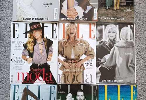 Журналы Elle, разных годов выпуска