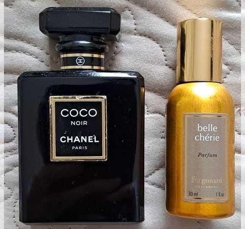 Пустые флаконы Chanel Coco Noir и Belle Cherie Fra