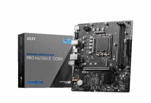 MSI PRO H610M-E DDR4 + Intel Core i5-12400F