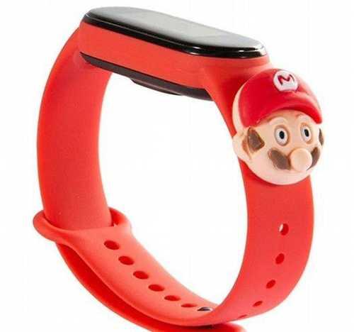 Ремешок для Xiaomi Mi Band 5 Cartoon (Mario)