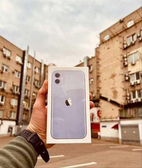 iPhone 11 64gb purple (новый)