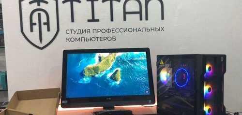 Игровой Пк Титан Ryzen 7 2700 + SSD + gtx1660super