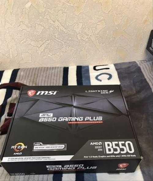Материнская плата MSI mpg b550 gaming plus