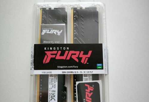 Kingston Fury DDR4 2666 2x8(16Gb)